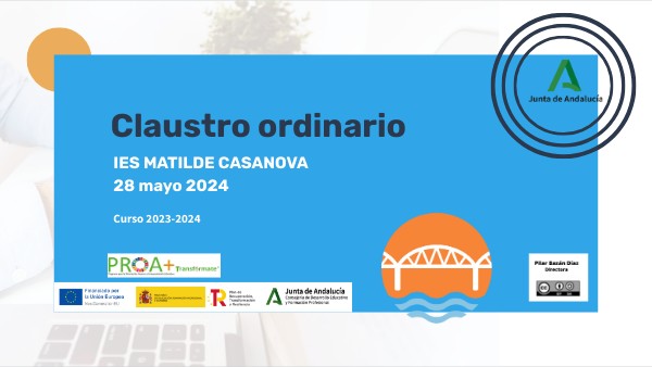 Claustro 28 mayo 2024