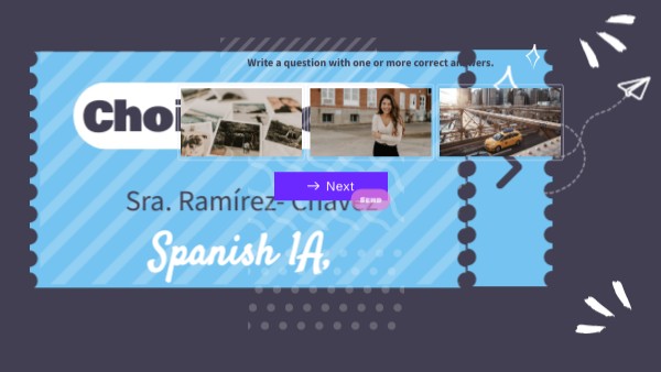 ¡A Comer! Let's Eat! Interactive Vocabulary Board | Genially