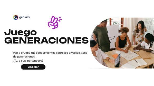 Juego GENERACIONES | Genially