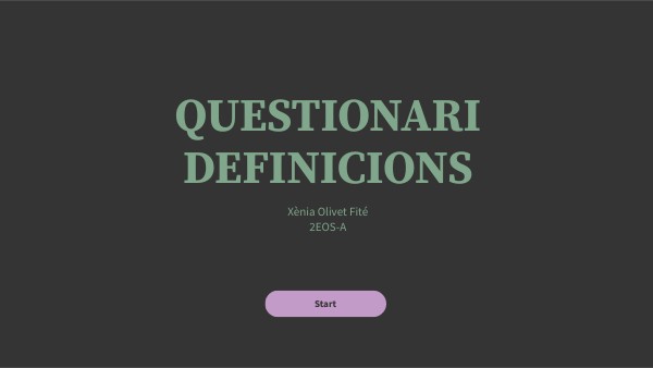 Basic Interactive Quiz | Genially