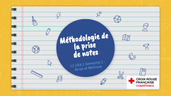 IDE - Méthodologie de la prise de notes