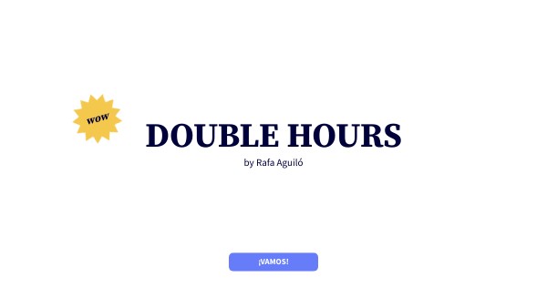 DOUBLE HORES (ANGLÈS)