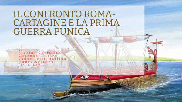 LA PRIMA GUERRA PUNICA