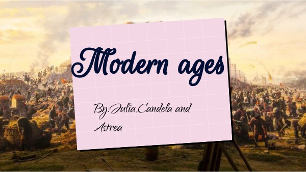 Presentación Modern ages con Candela y Astea