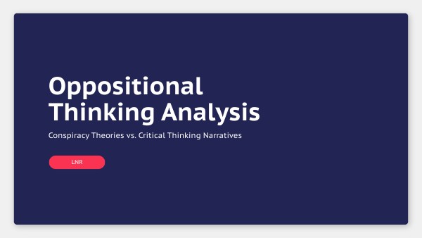 Oppositional Thinking Analysis | Genially