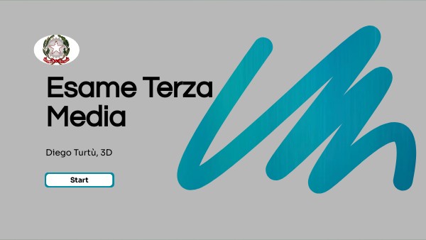 Esame Terza Media Diego Turtù, 3D | Genially