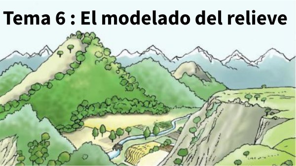 Tema 6: el modelado del relieve.