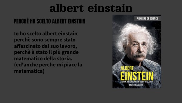 Presentazione Einstein