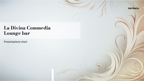 Presentazione short Project Work