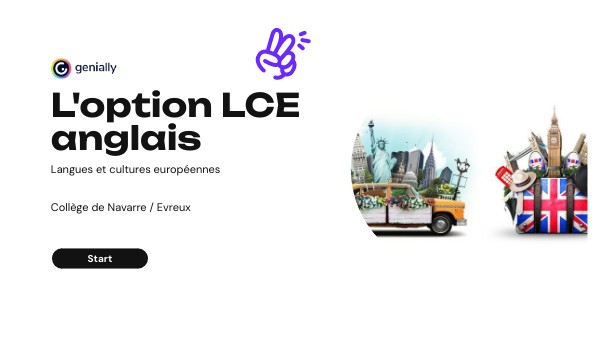 Option LCE anglais | Genially
