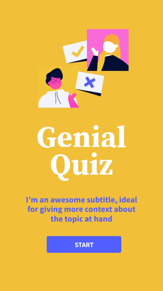 Quiz génial mobile | Genially