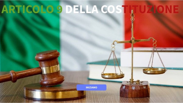 ARTICOLO 9 DELLA COSTITUZIONE