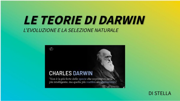 LE TEORIE DI DARWIN | Genially