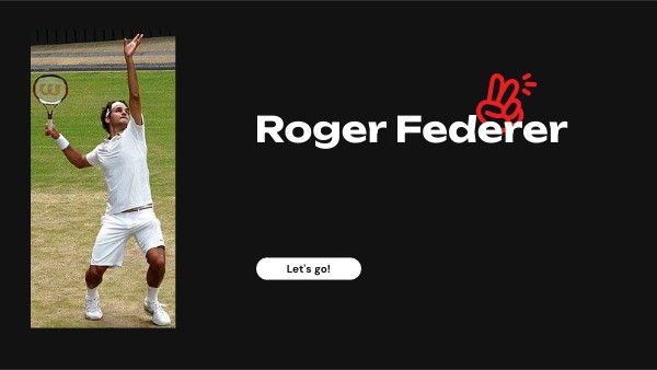 Presentazione Roger Federer