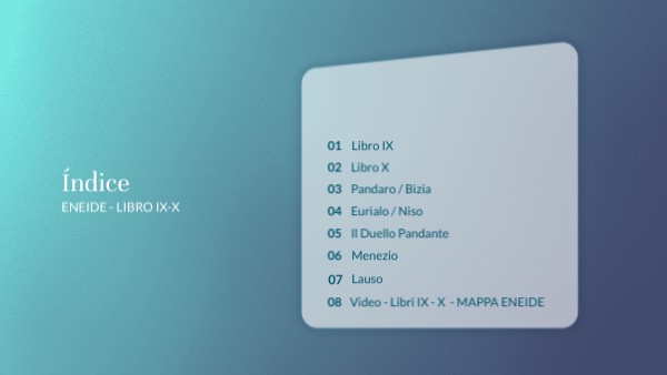 ENEIDE - LIBRO IX - X