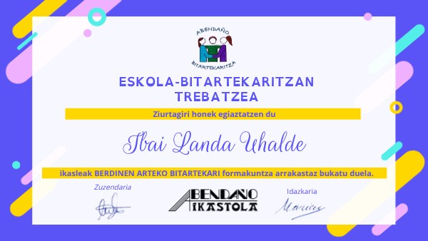 BITARTEKARITZA 24-25 | Genially