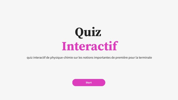 Quiz interactif basique | Genially
