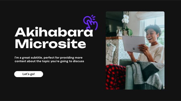 Akihabara Microsite | Genially