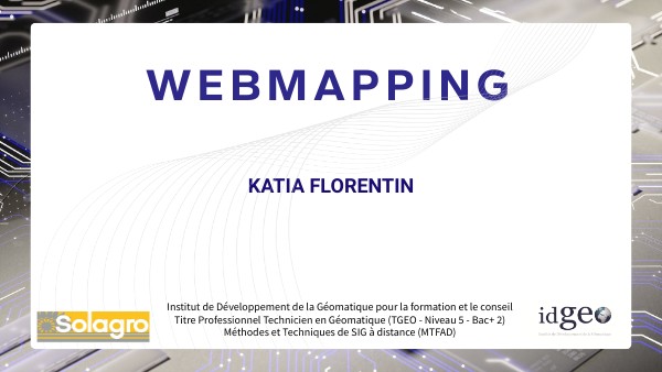 Présentation WEBMAPPING | Genially