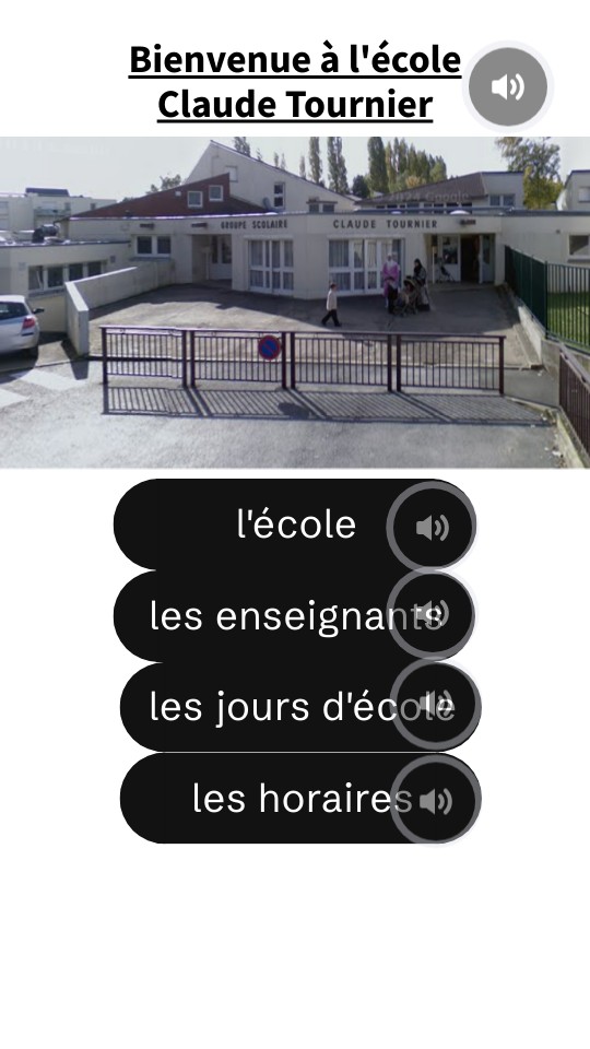 présentation de l'école Claude Tournier | Genially