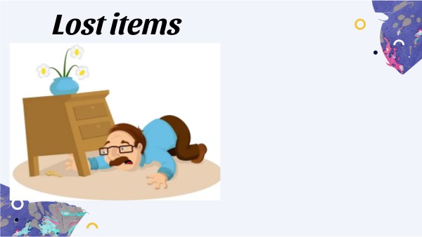 LOST ITEMS | Genially