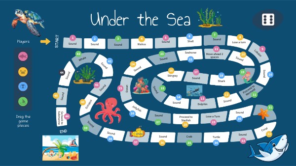 Under the Sea Board Game