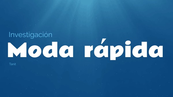 La moda rápida