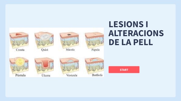 LESIONS I ALTERACIONS DE LA PELL