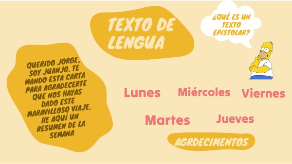 Lengua texto epistolar Juanjo