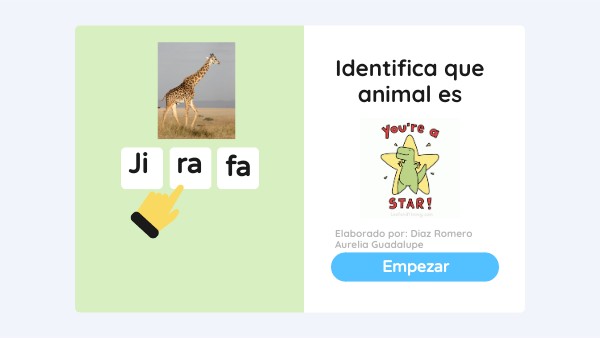 JUEGO DE IDENTIFICAR QUE ANIMALES
