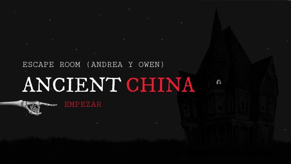 ESCAPE ROOM Ancient China | Genially