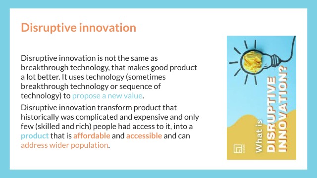 Disruptive Innovation