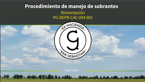 Manejo de sobrantes | Genially