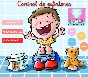 Imagen interactiva "Control de esfínteres" | Genially