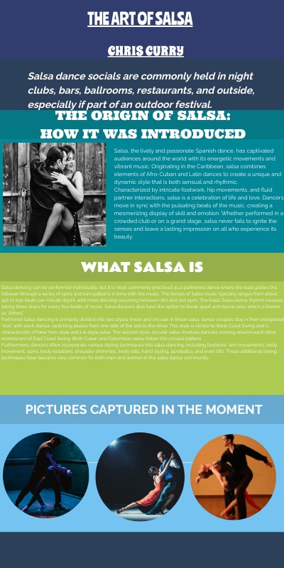 "THE ART OF SALSA" - Chris Curry | Genially