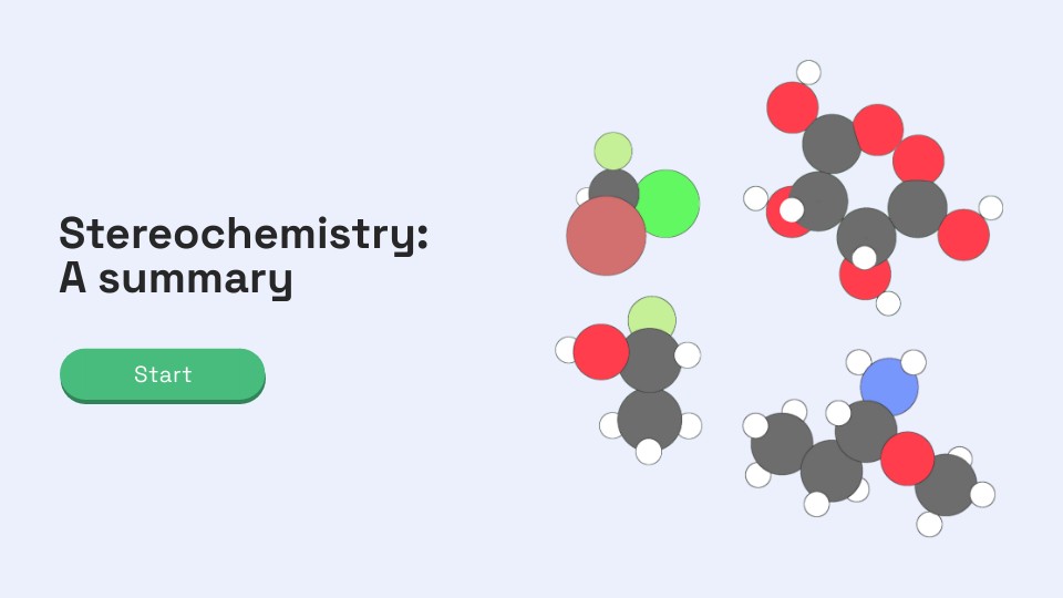 Stereochemistry: A summary