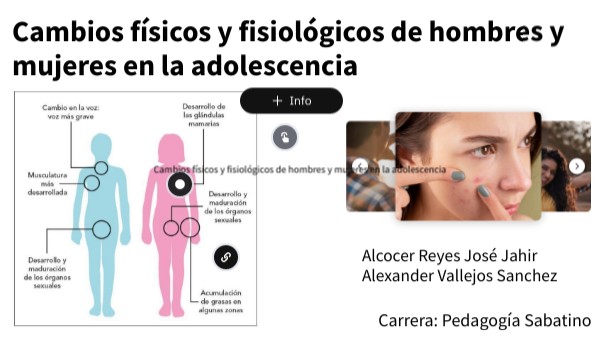 Cambios físicos y fisiológicos de hombres y mujeres en la adolescencia