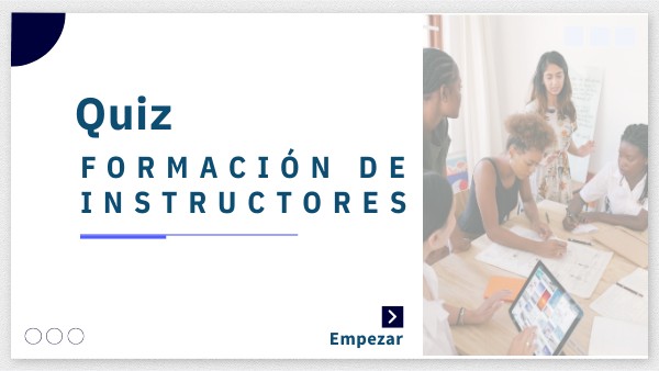 Formación de instructores