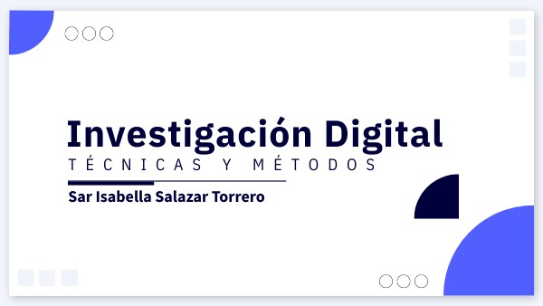 Conoce y aplica técnicas y métodos de investigación digital