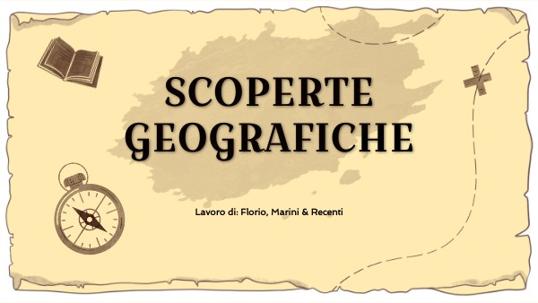 Presentazione sulle scoperte geografiche