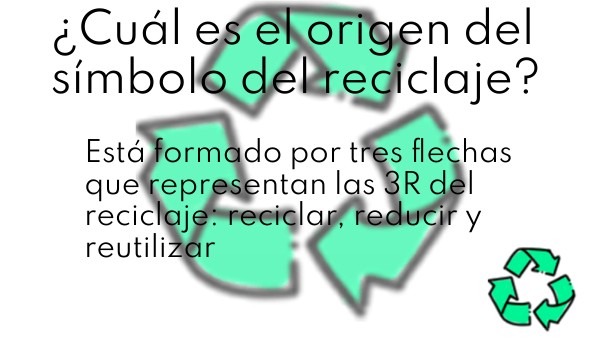 EL SIMBOLO DEL RECICLAGE