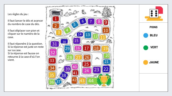 Jeu de société lecture ULIS | Genially