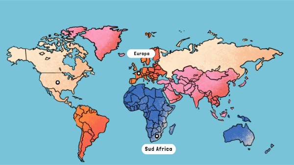 WORLD MAP LANGUAGES | Genially