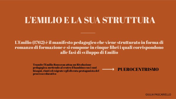 L'EMILIO E LA SUA STRUTTURA