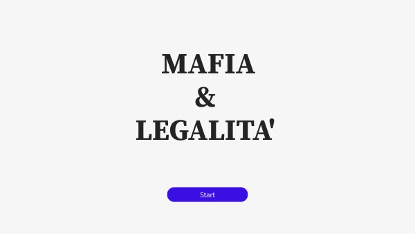 mafia e legalità | Genially