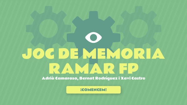 Joc memoria ramar fp