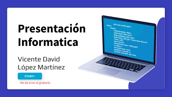 Presentación Informatica Vicente David