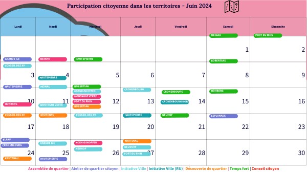 Calendrier Juin 2024 | Genially