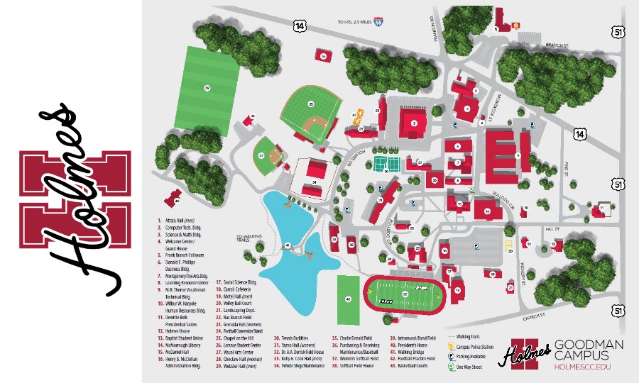 HCC Goodman Campus Map