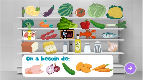 «qu’est-ce qu’on doit acheter? »: | Genially